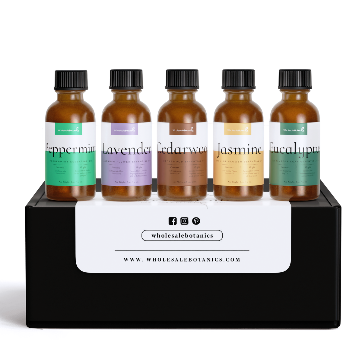 Essential Oils for Diffusers Bundle — Wholesale Botanics